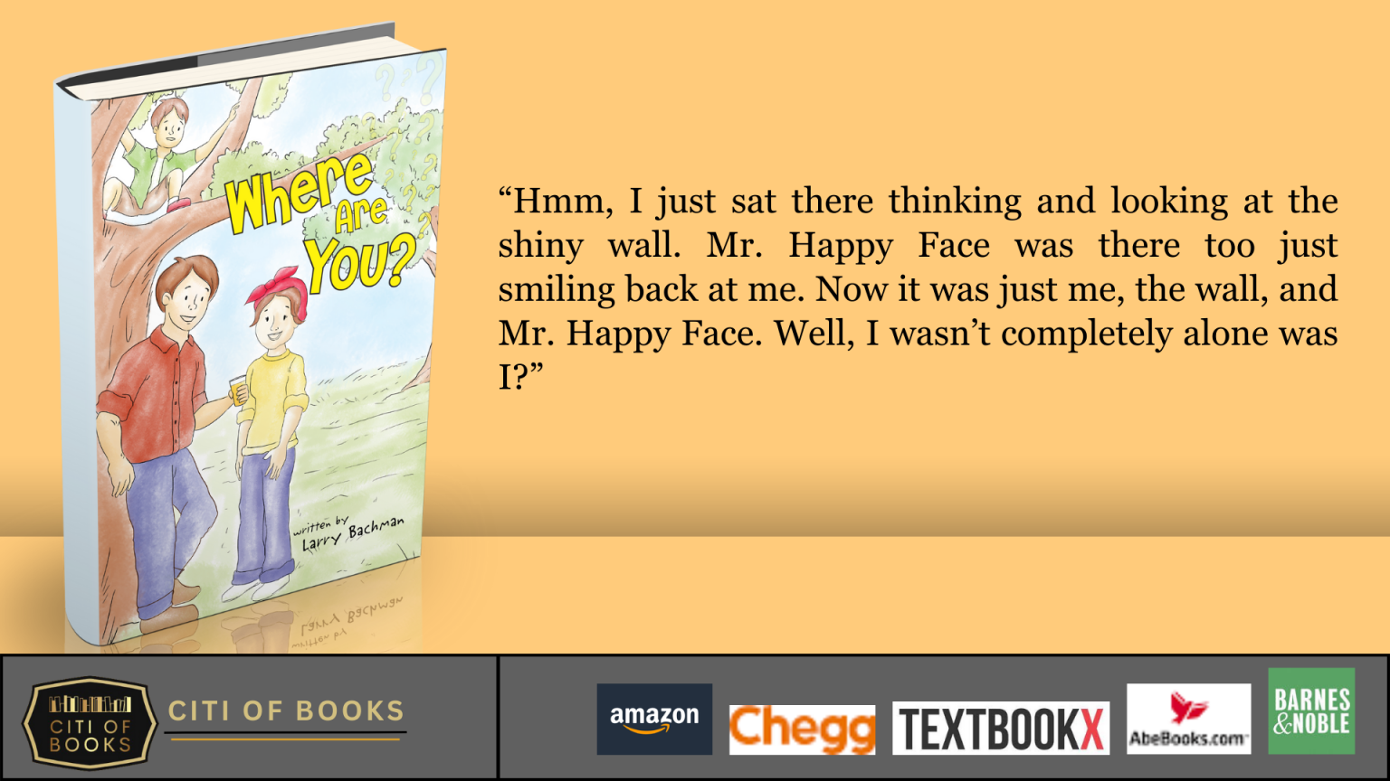 “Where Are You?” by Larry B. Bachman is now available for purchase ...