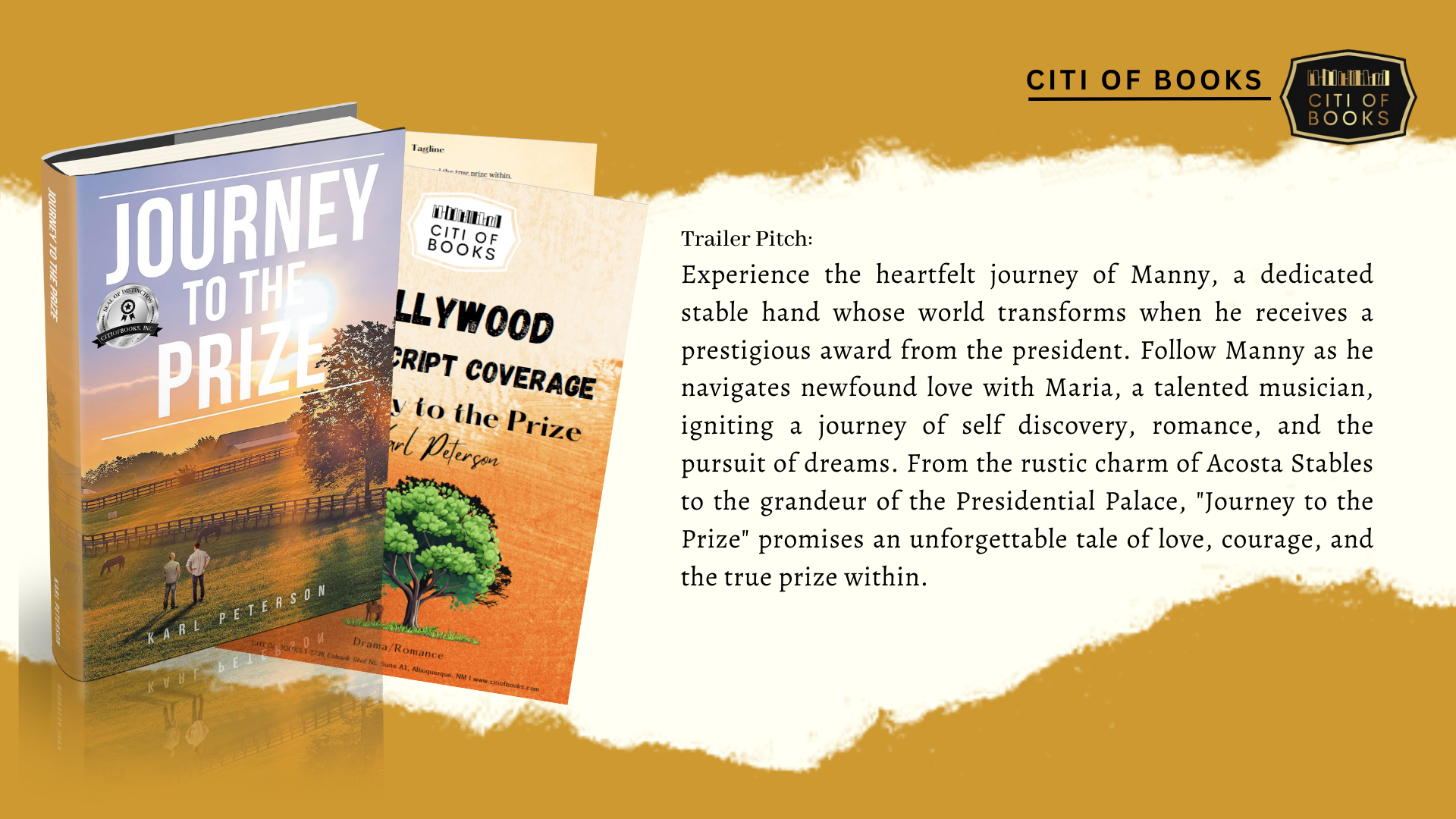 The qualification of “Journey to the Prize” by Karl Peterson as a Book ...
