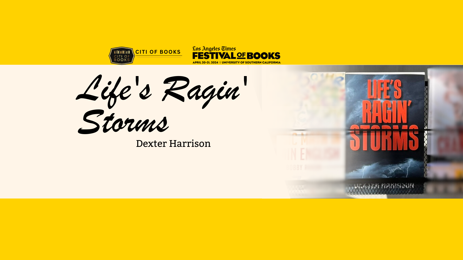 “Life's Ragin' Storms” by Dexter G Harrison was displayed at the Los ...