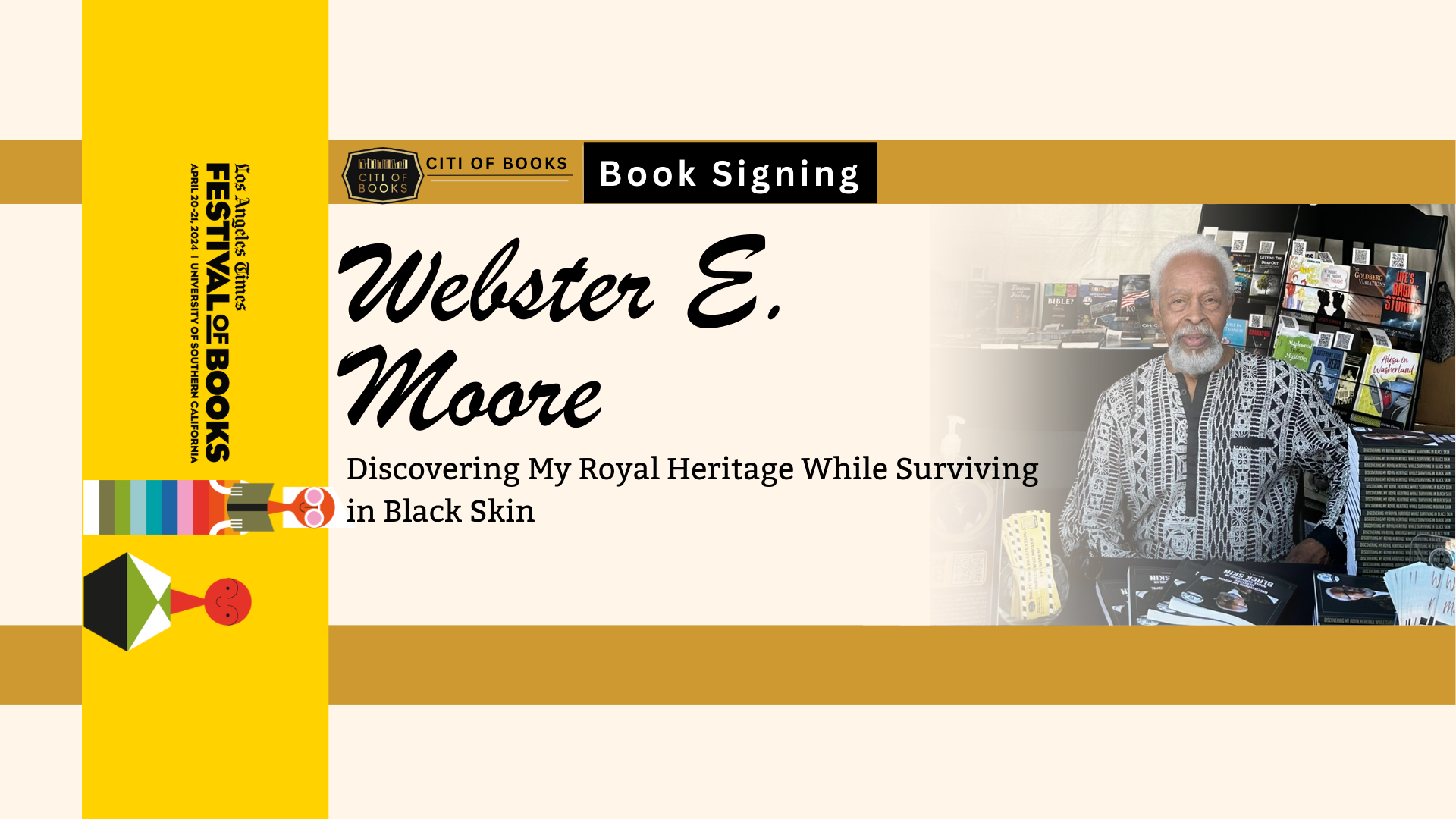 Webster E. Moore signed his books “Discovering My Royal Heritage While ...