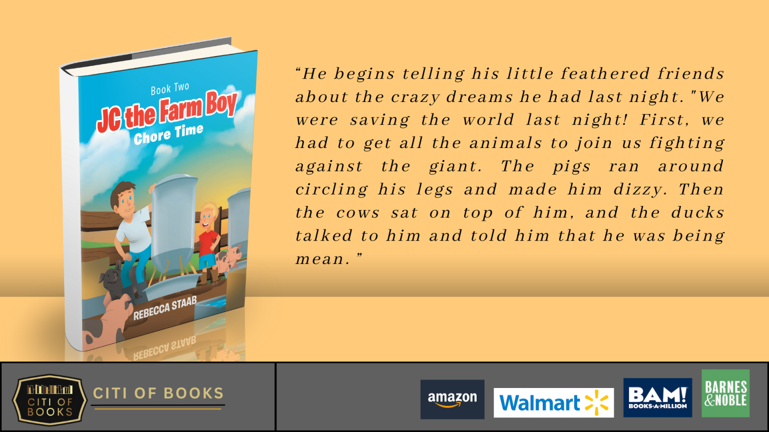 “JC the Farm Boy: Chore Time: Book Two” by Rebecca Staab is now ...