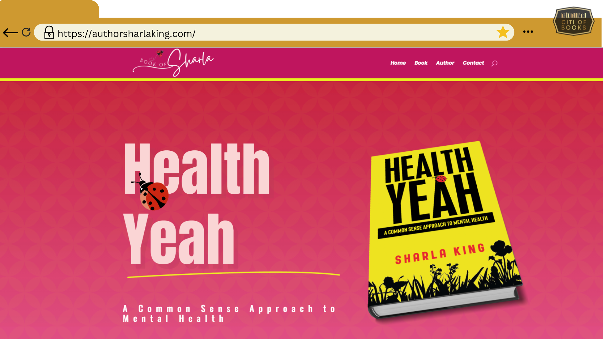 Sharla King’s official website is now live | Citi of Books