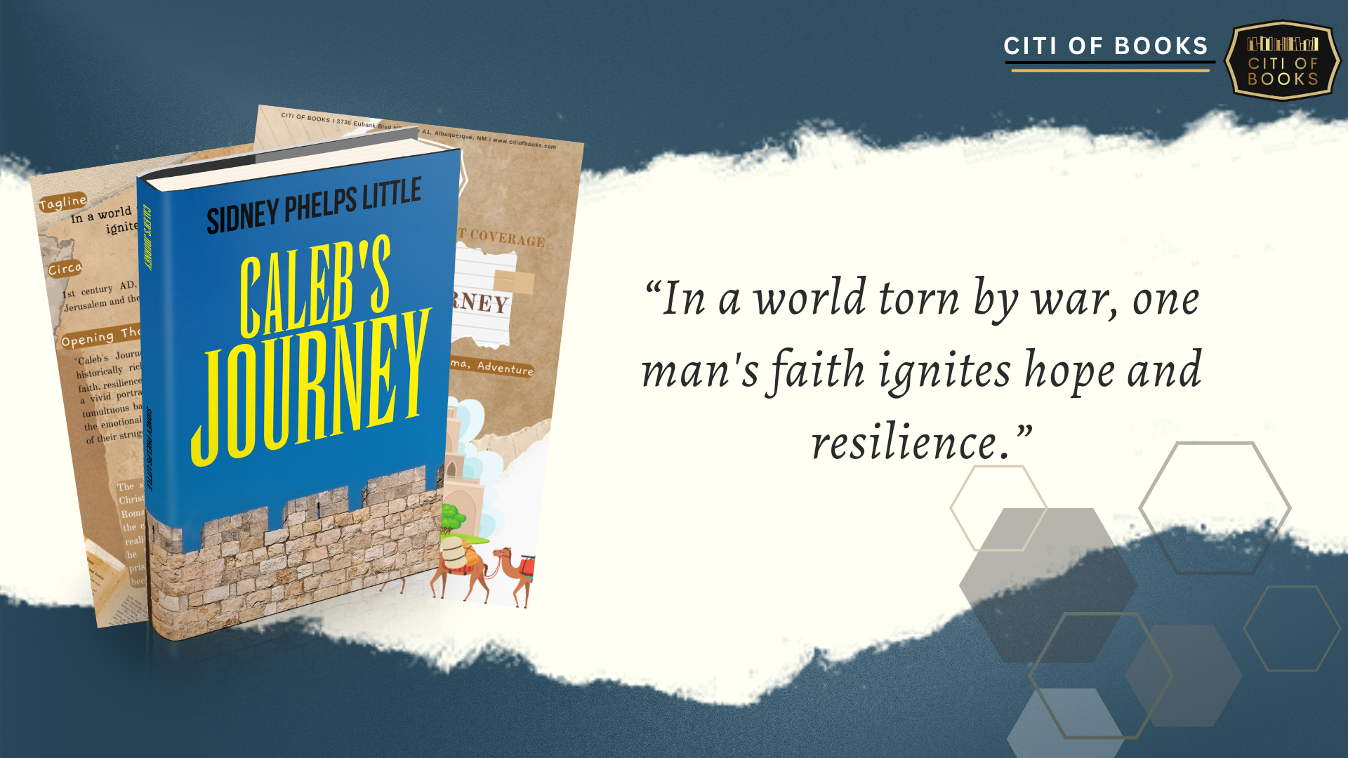 The book “Caleb’s Journey” by Sidney Phelps Little received a Book to ...