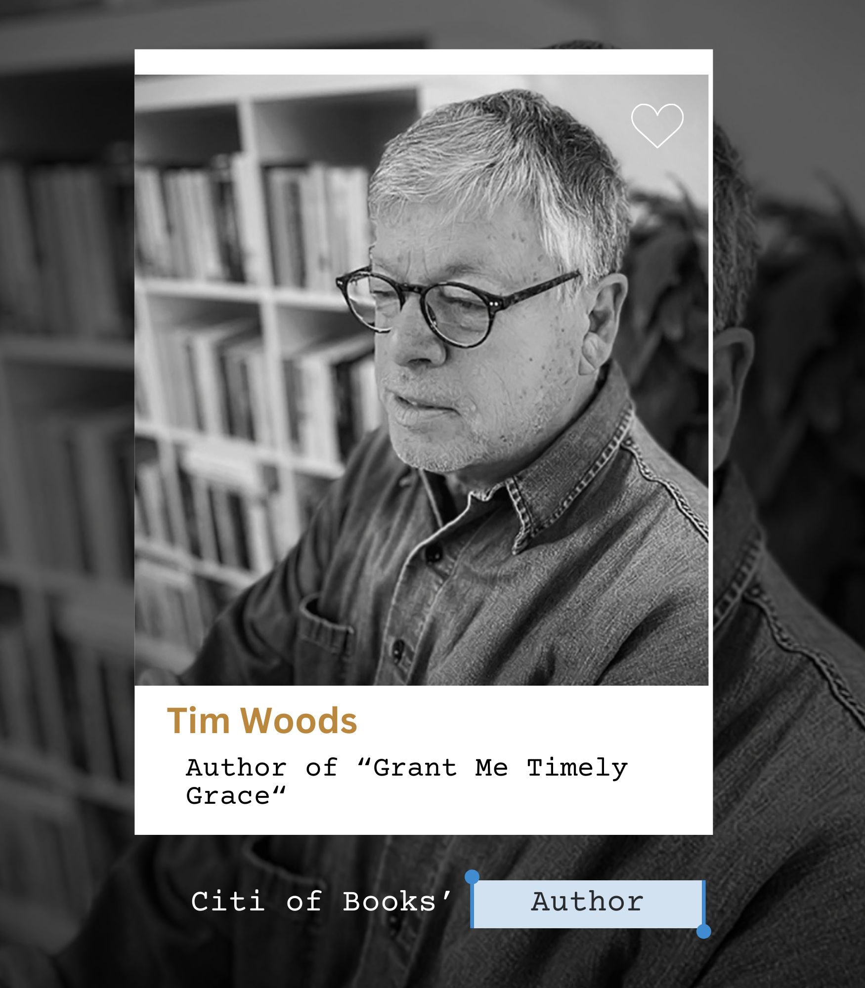 “Grant Me Timely Grace” by Tim Woods is now available for purchase ...