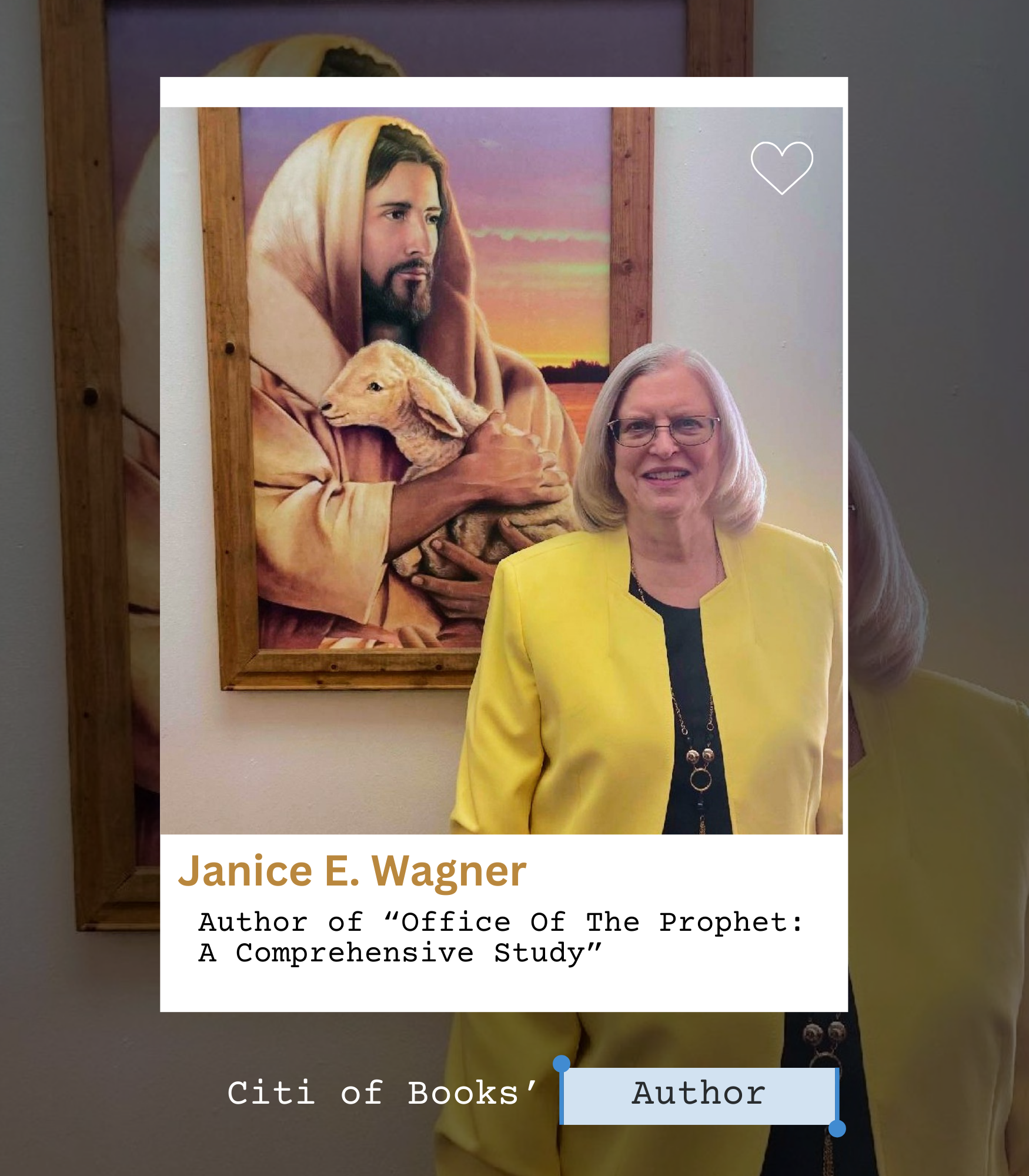 “Office of the Prophet, A Comprehensive Study” by Janice E. Wagner is ...