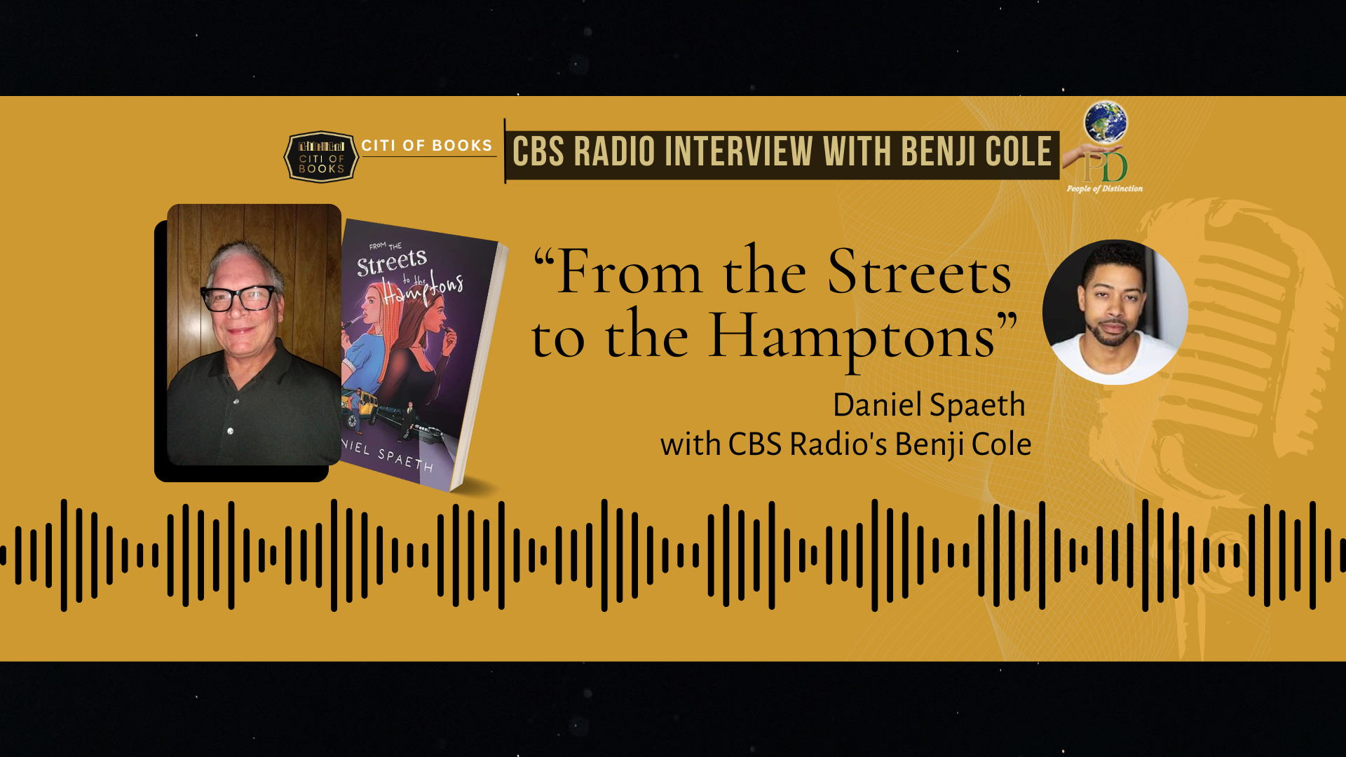 Benji Cole of CBS Radio interviews the author of the book “From the ...