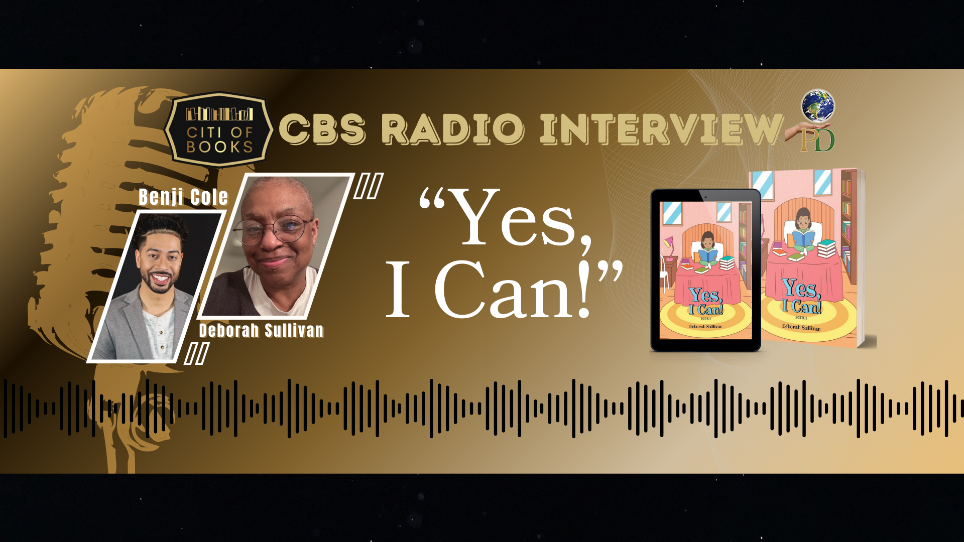 Benji Cole of CBS Radio interviews the author of the book “Yes, I Can ...
