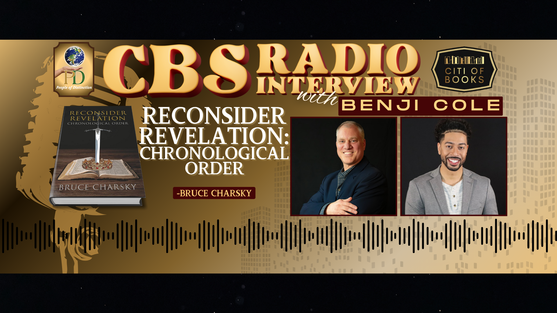Benji Cole of CBS Radio interviews the author of the book “Reconsider ...