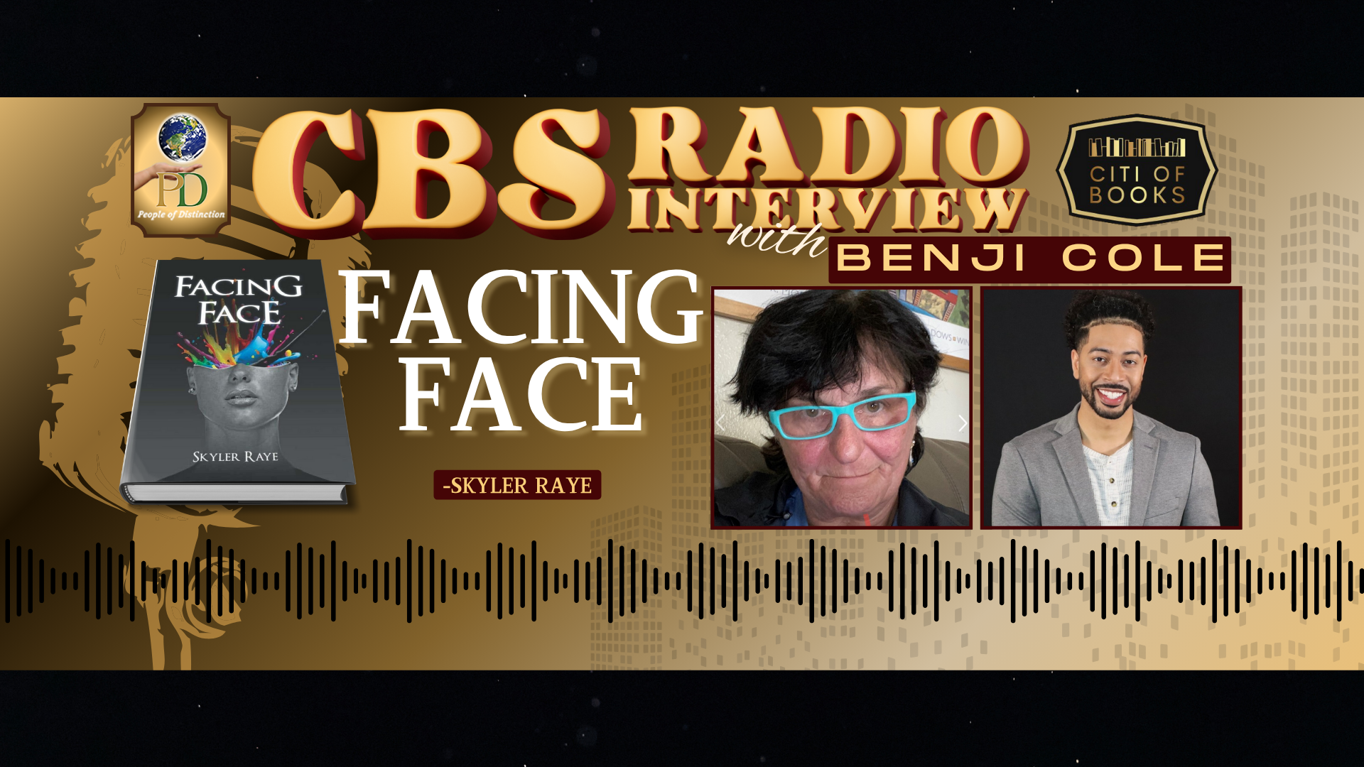 Benji Cole of CBS Radio interviews the author of the book “Facing Face ...
