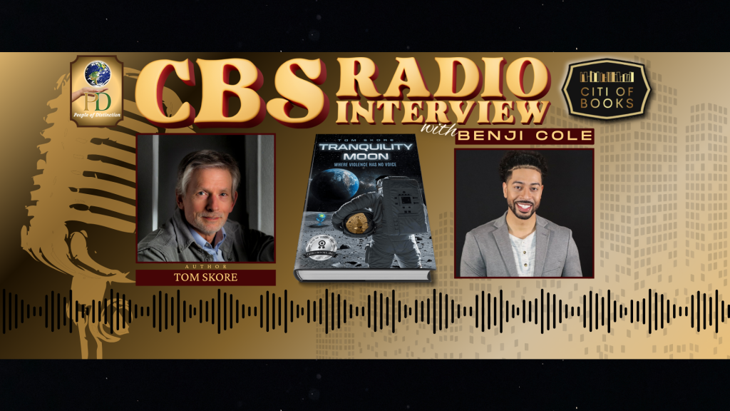 Benji Cole of CBS Radio interviews the author of the book “Tranquility ...