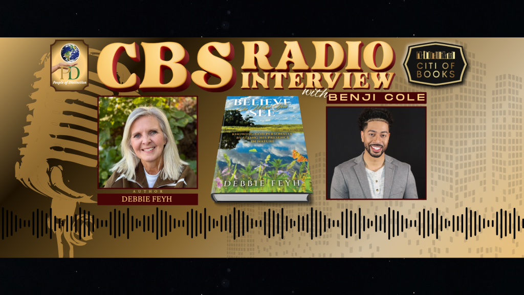 Benji Cole of CBS Radio interviews the author of the book “Believe in ...