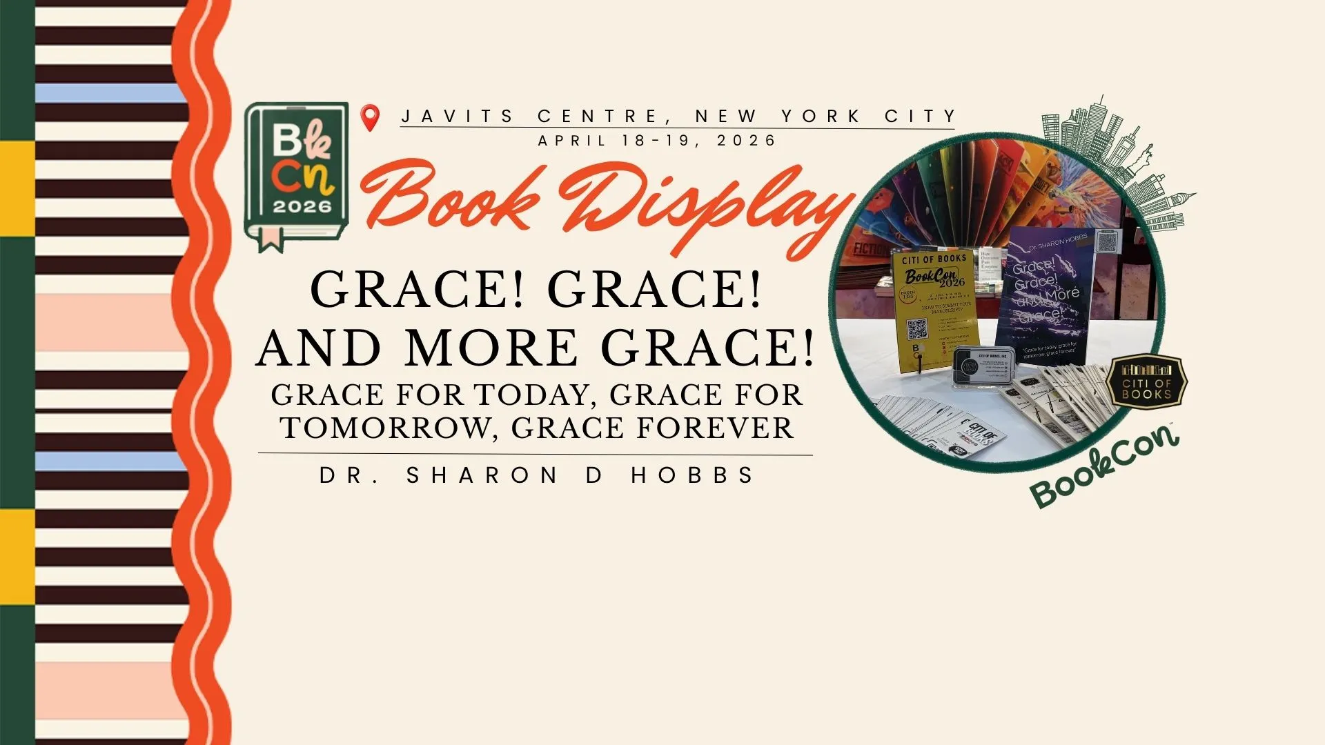 Featured at BookCon 2026: "Grace! Grace! and More Grace!: “Grace for ...